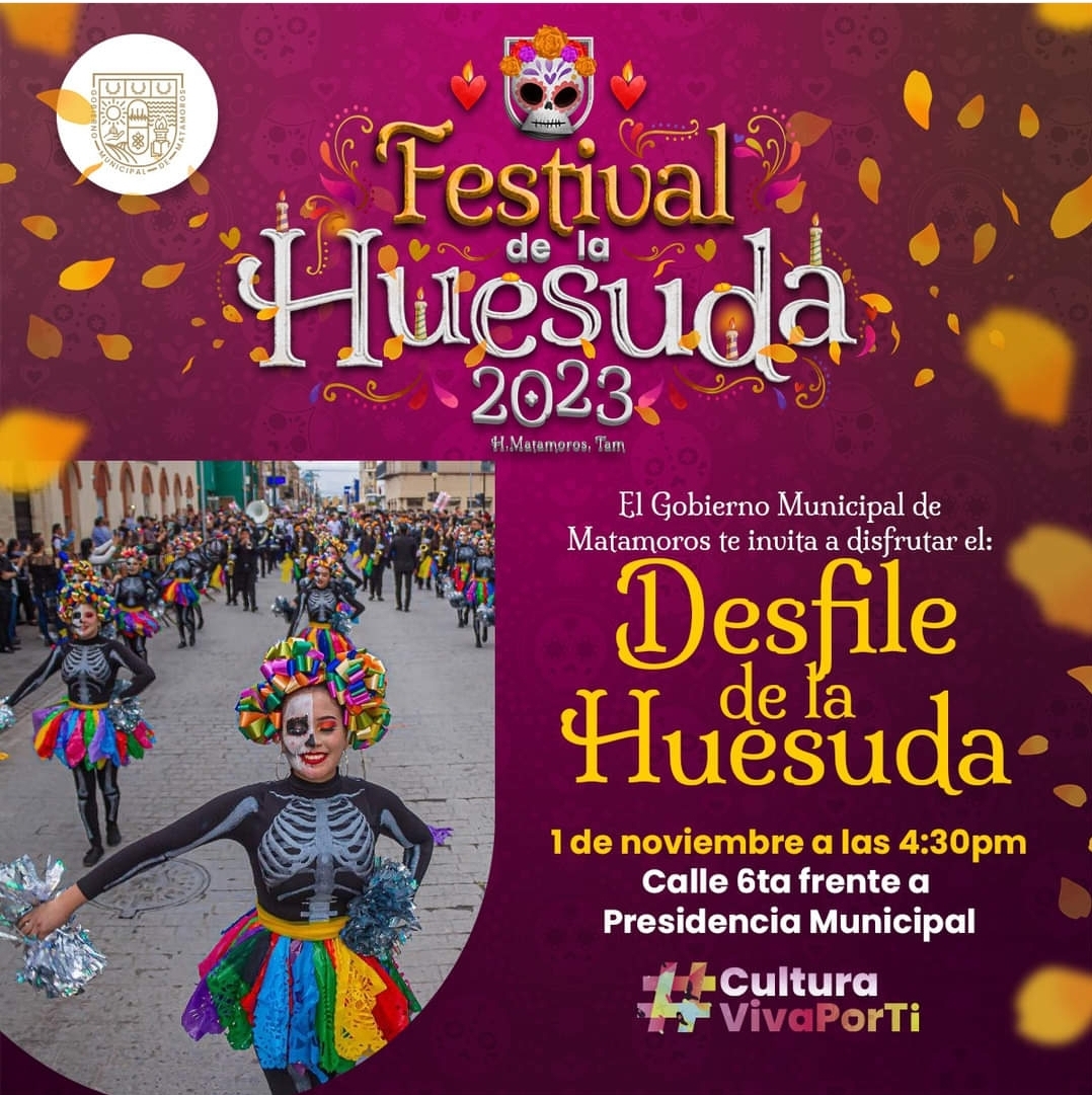 💀🎉 ¡Únete a nuestro Desfile de la huesuda y celebremos juntos esta ...