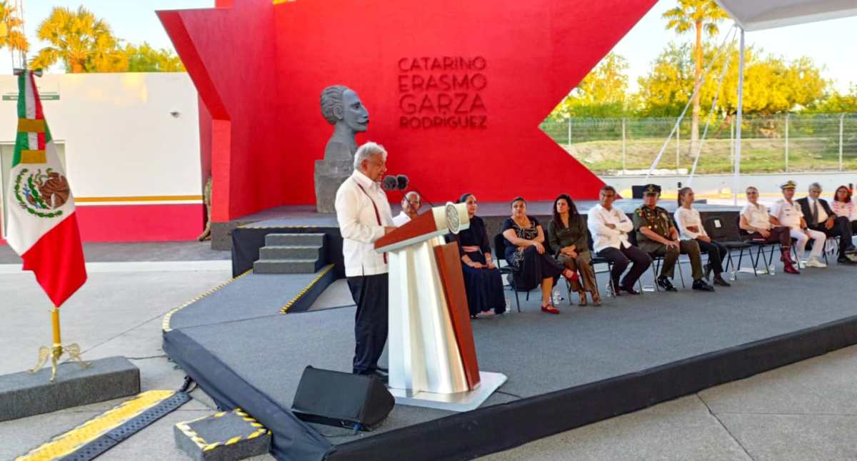 AMLO, CLAUDIA Y AVA RINDEN HOMENAJE EN MATAMOROS A CATARINO ERASMO ...